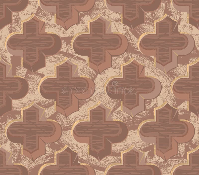 Damascus Wallpaper. Arabian Style Pattern. Background for Textile Print ...