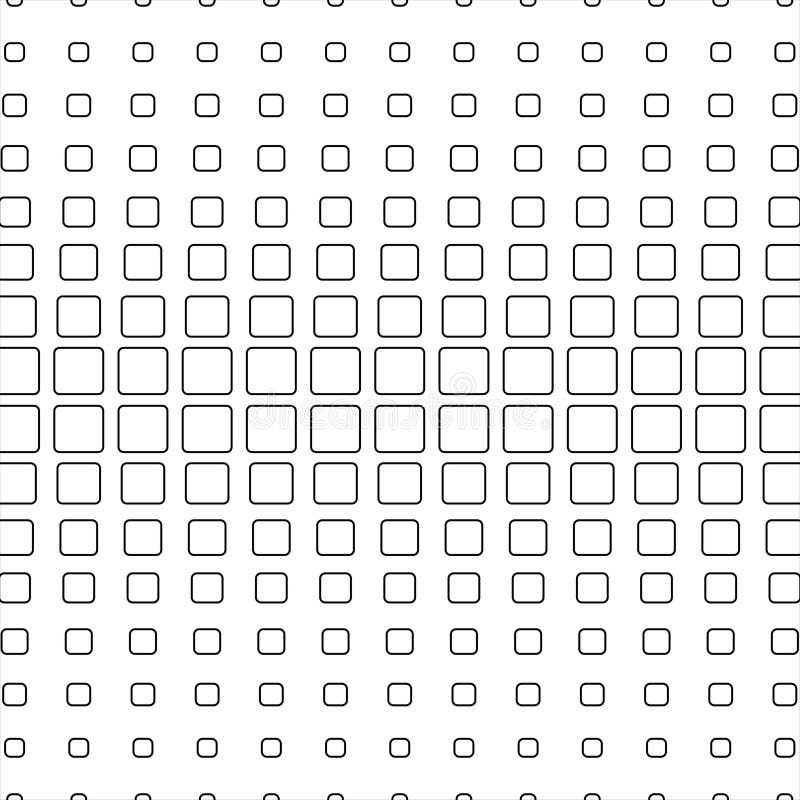 Abstract Pattern with Gradient Squares on a Black Background. Stock ...