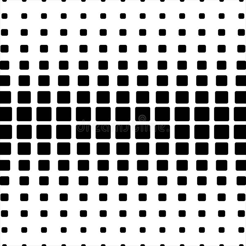 Abstract Pattern with Gradient Squares on a Black Background. Stock ...