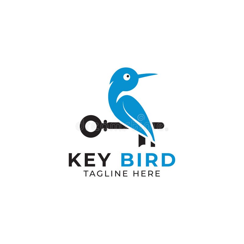 Key Bird Vector Illustration Logo Template Stock Vector - Illustration ...