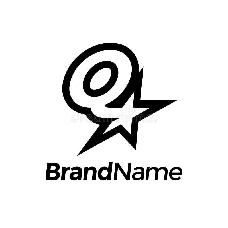 Modern and Stylist Initial Q Star Logo Stock Vector - Illustration of ...