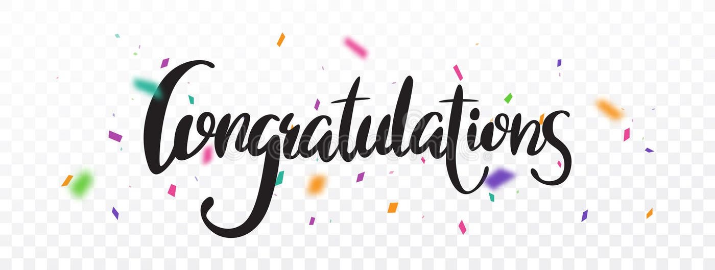 Transparent Background Congratulations Stock Illustrations – 2,935 ...