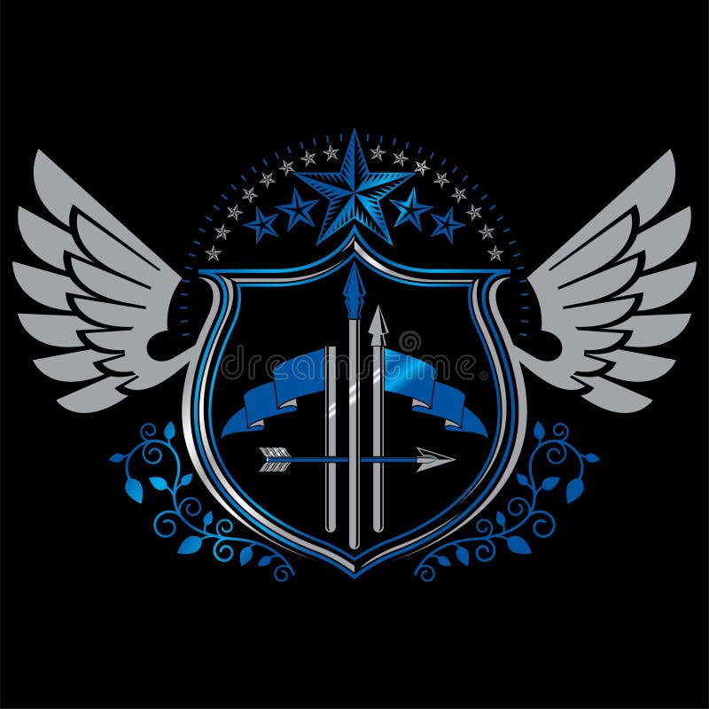 Shield Logo Vector Design Templates Stock Vector - Illustration of ...