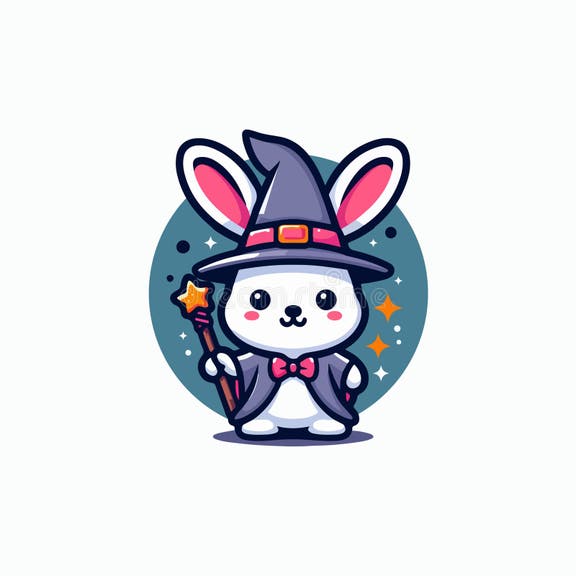 Cute witch bunny stock vector. Illustration of witch - 311259089