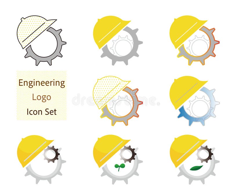 Engineering Logo - Simple Icons Set -Constraction Icons Illustrations ...