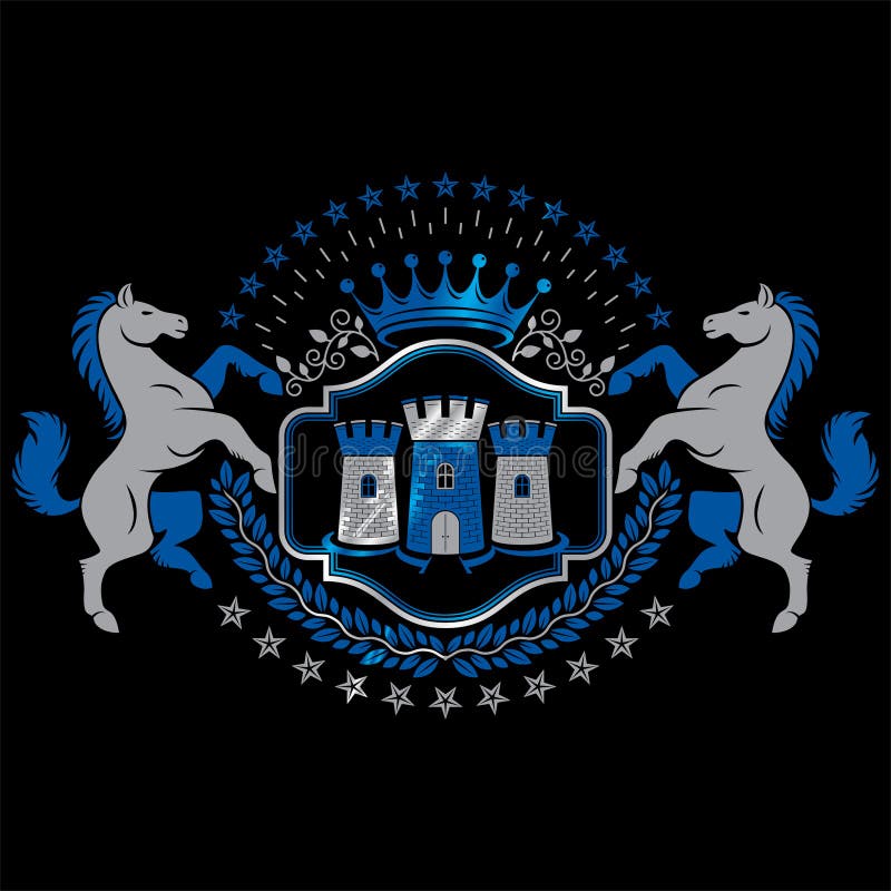 Shield Design Vector for Logo Emblem Stock Vector - Illustration of ...