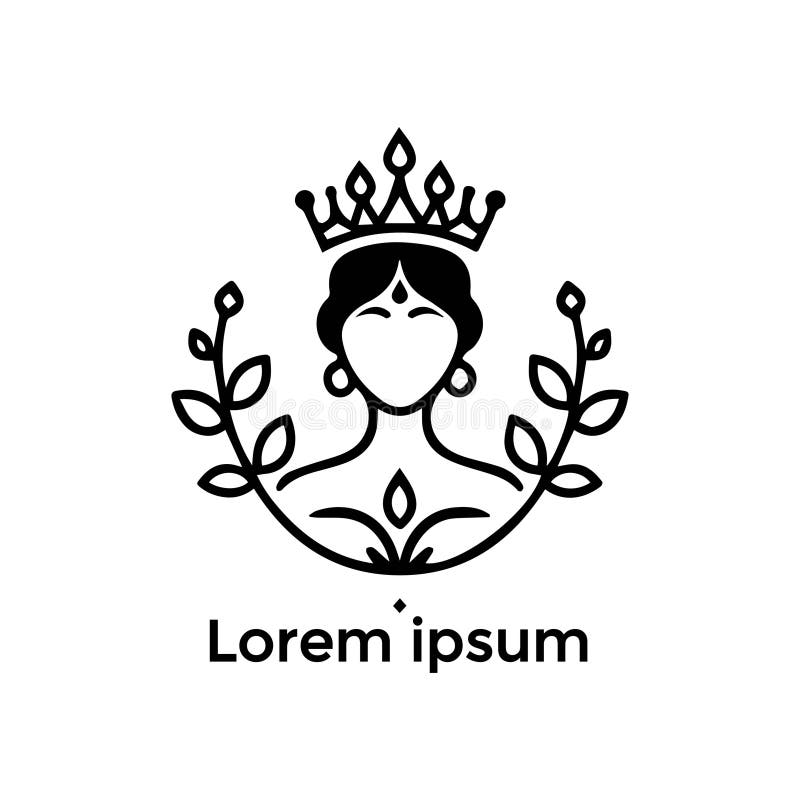 Vector Design of Female Logo with Modern Concept Stock Vector ...