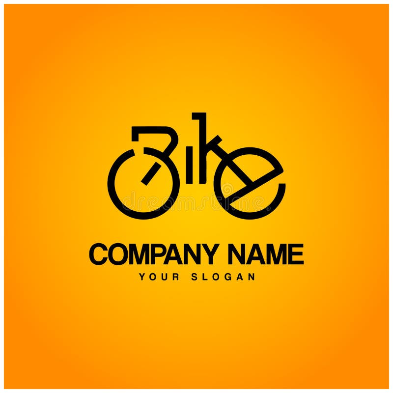 Creative Bike Company Logo Design Stock Vector - Illustration of ...