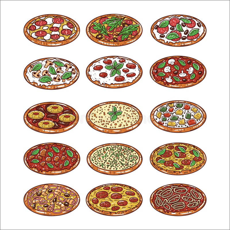 Pizza Elements Stock Illustrations – 8,989 Pizza Elements Stock ...