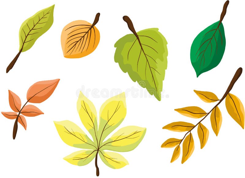 Seven Leaves Stock Illustrations – 647 Seven Leaves Stock Illustrations ...