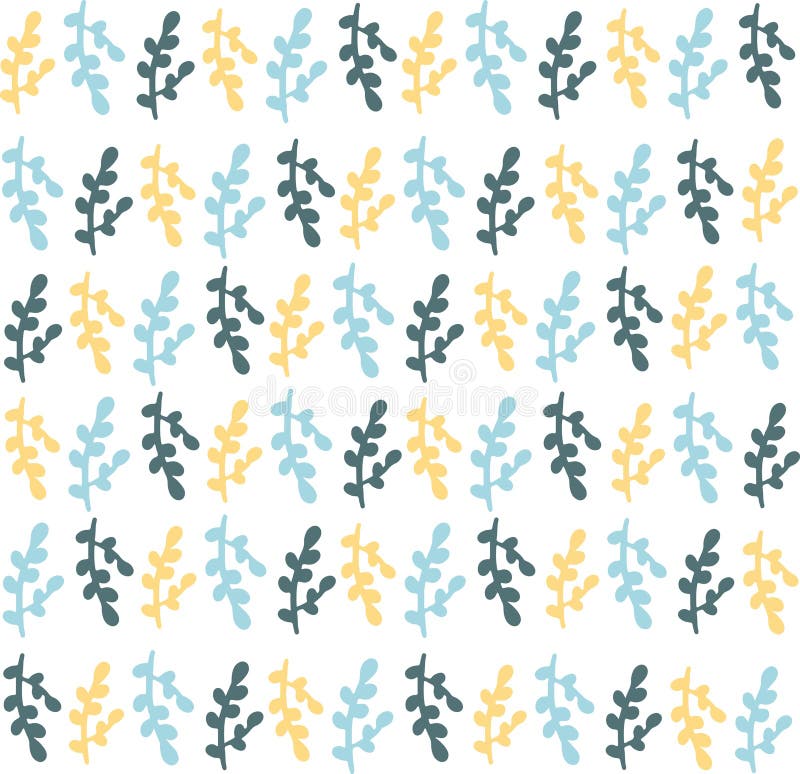 Cold Twigs Organic Patterns Stock Vector - Illustration of twigs ...