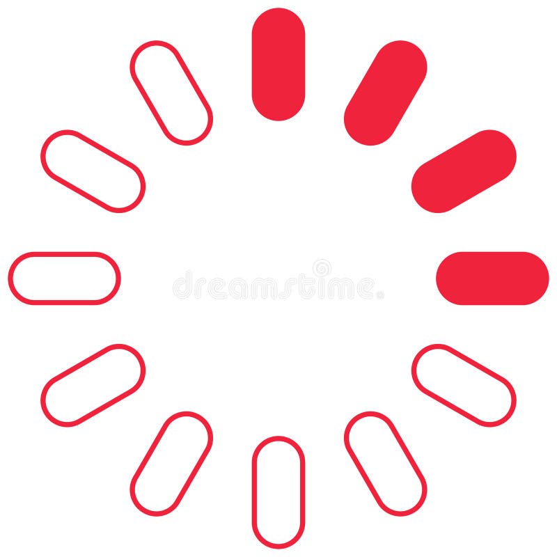 The Progress of Loading Icon, Processing of Working Sign, Downloading ...