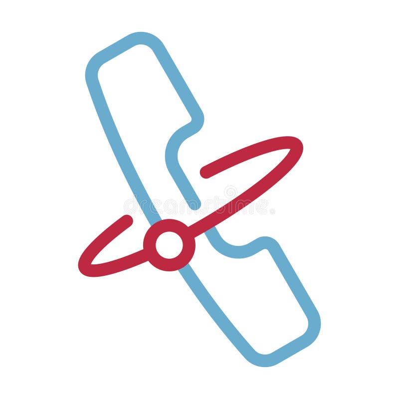 Phone. Hot Line. Support Service. Simple Line Icon. Vector File. Stock ...