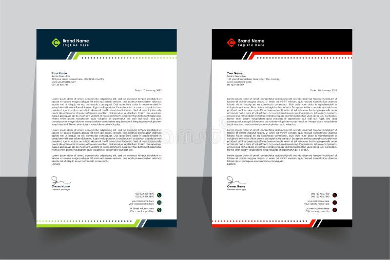 Modern Business Pad Design, Corporate Letterhead Design Template Print ...
