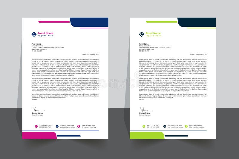 Letterhead Pad Creative Template, Modern Business Pad Design, Print ...