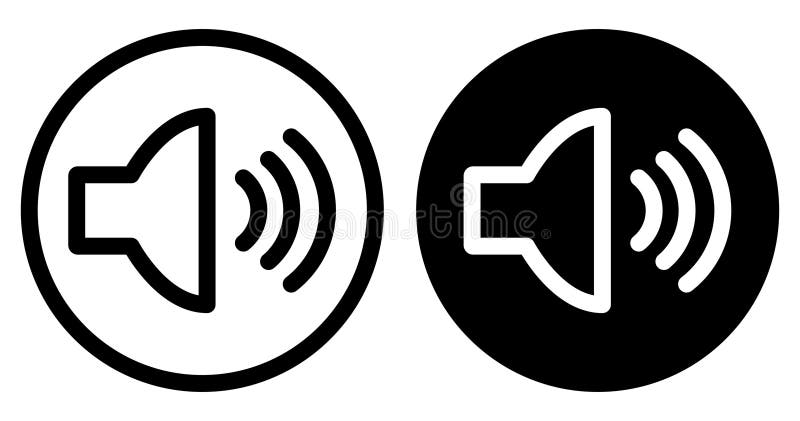 Speaker Icon Vector. Speaker Symbol, Sound Sign, Speaker Volume Audio ...