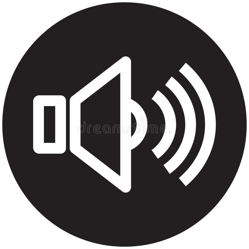 Speaker Icon Vector. Speaker Symbol, Sound Sign, Speaker Volume Audio ...
