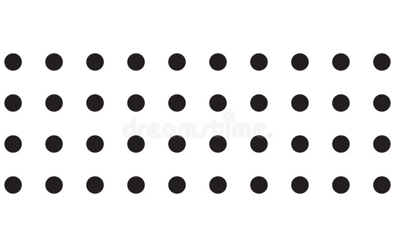 Dotted Decorative Element, Shape Combined from Dots Stock Vector ...