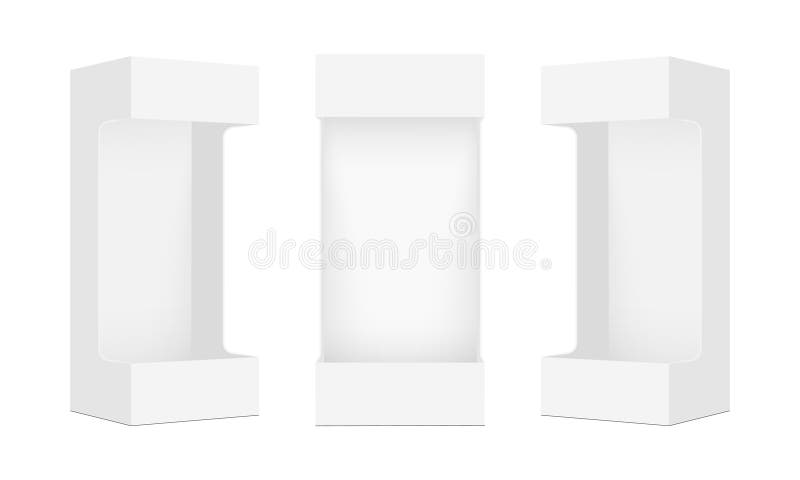 White Rectangle Box Front View Stock Illustrations – 708 White ...