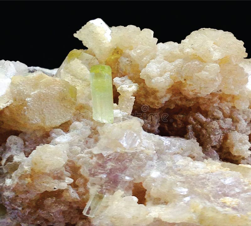 Beautiful Jpg Image Green Tourmaline Specimen Form Astak Pakistan Stock Photo - Image of ...