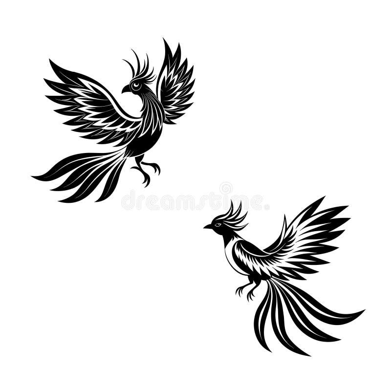 Two Birds Logo Icon Vector Illustration Stock Vector - Illustration of ...