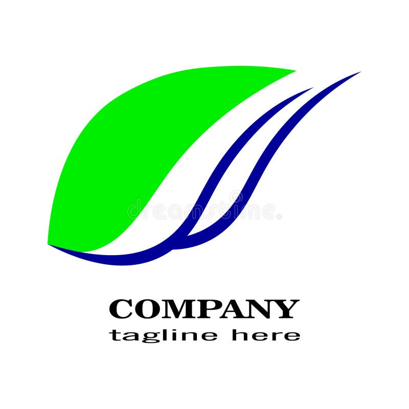 Green Leave Logo. Nature Concept Stock Vector - Illustration of life ...