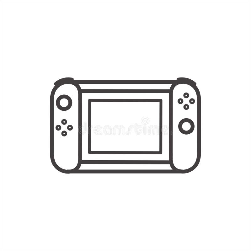 Game Controller Design Template Icon. Nintendo Switch. Gamepad Icon ...