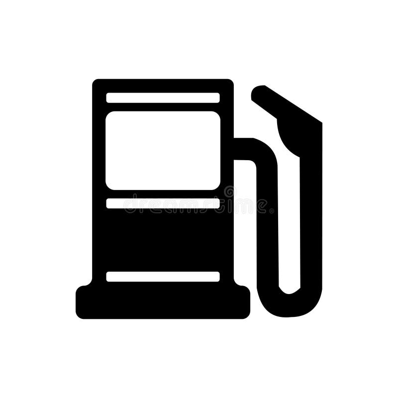 Gas Station Icon, Flat Design Style Eps 10. Fuel Indicator on Motor ...