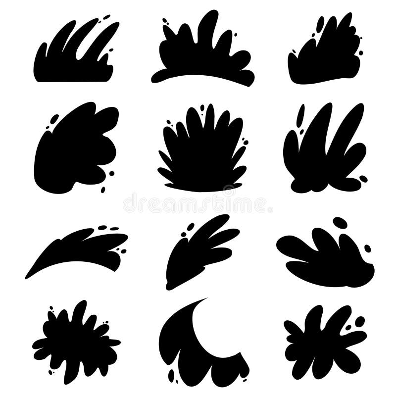 The Ink Splash Bundle Vector Image for Decor Concept Stock Vector ...