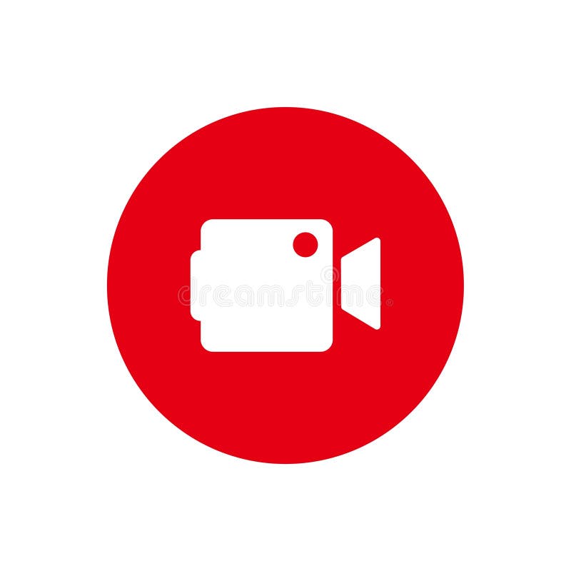 Video Recording Icon Logo Design Element. Can Be Used for Web and App ...
