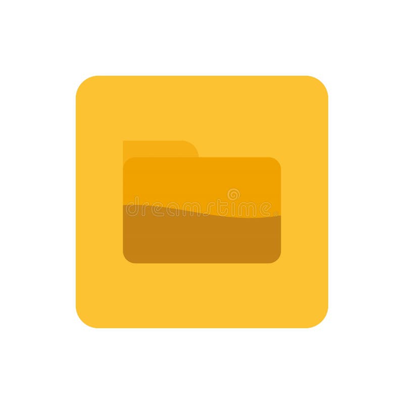Folder Icon Logo Design Element. Can Be Used for Web and App. Symbol ...