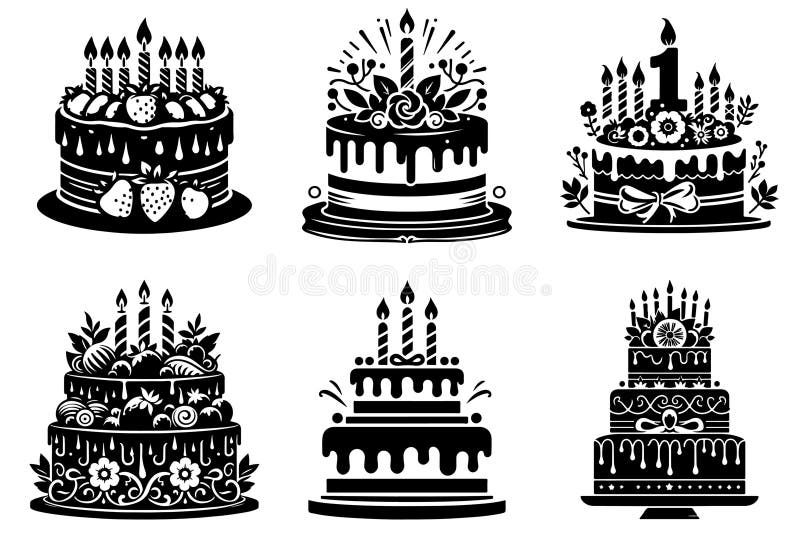 Birthday Cake Vector, Birthday Cake Vector Illustration Stock Vector ...