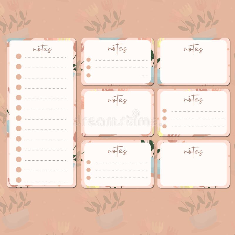 Planner Printable Printing Eps Ai Jpeg Vector Illustration Stock Vector ...