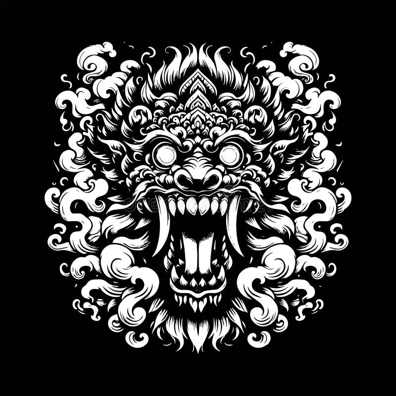 Barong Drawing Stock Illustrations – 193 Barong Drawing Stock ...