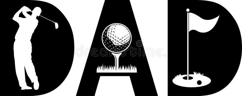 Golfer Dad, Golf Ball, Golf Player, Golf Team, Golf Club Vector Files ...