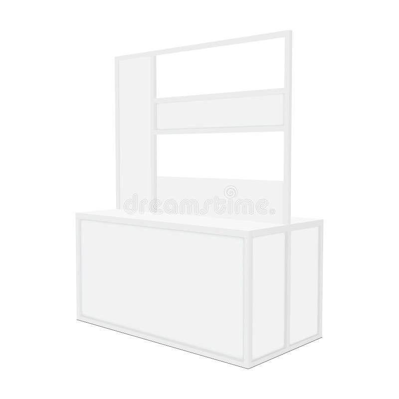 Exhibition Event Registration Counter Mockup Stock Vector ...