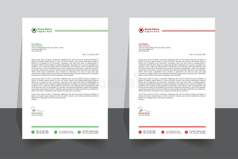 Letterhead Pad Creative Template, Modern Business Pad Design, Print ...