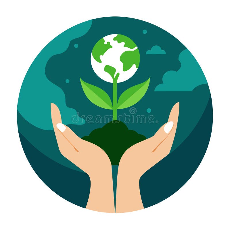 Green Planet Ecology Matters Stock Vector - Illustration of environment ...