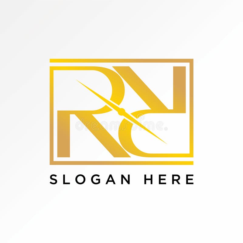 Initial Letter R or RR Font Flip Left Right with Guide Needle Related ...