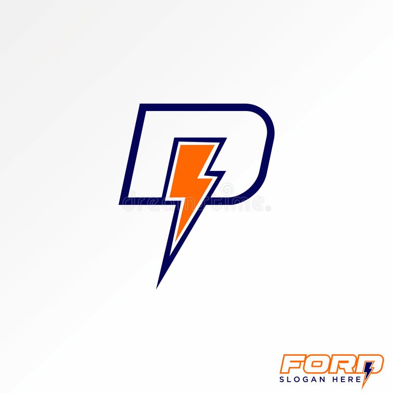 Letter Initial D Italic Sans Serif Font with Thunder Electric. Related ...