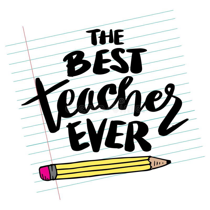 Teacher Hand Lettering Stock Illustrations – 4,035 Teacher Hand ...