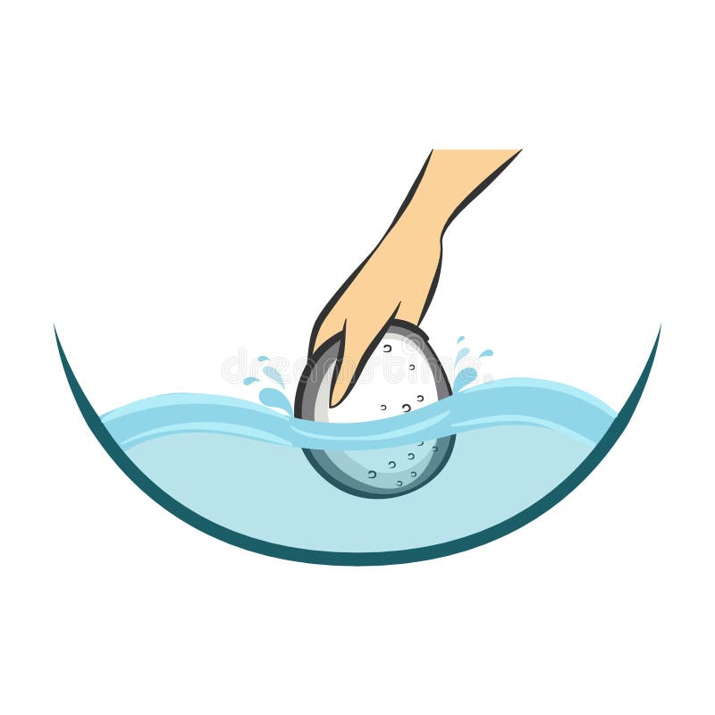 Color Illustration of How To Properly Clean a Cosmetic Sponge after Use ...