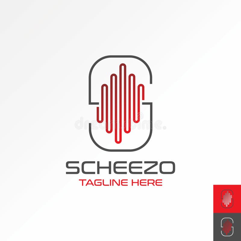 Unique Letter Initial S Line Font Music Sound Beat Relate Monogram ...