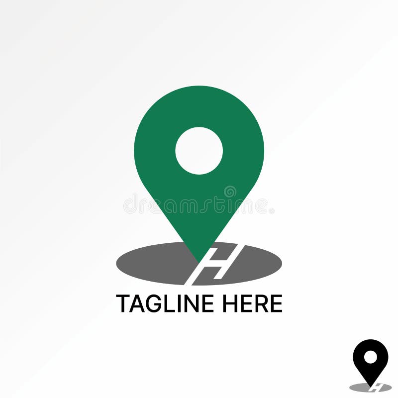 Place Symbol with Letter Initial H Font Related To Monogram Typography ...