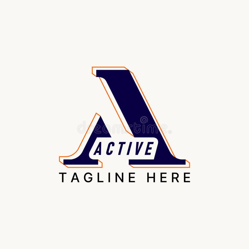 Initial Letter a Font Cutting Line Contour Related Monogram Typography ...