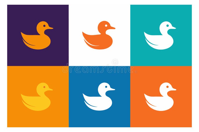 Digital Duck Vector Illustration for Clipart Stock Vector ...