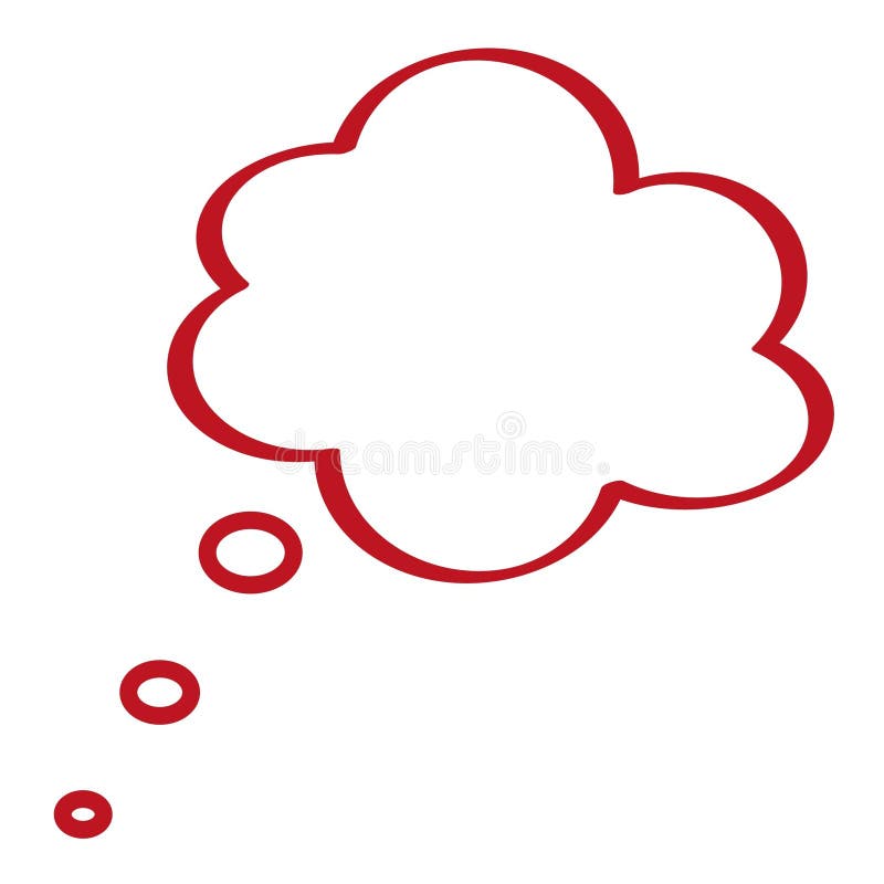 Human thoughts stock vector. Illustration of talk, outline - 318641490