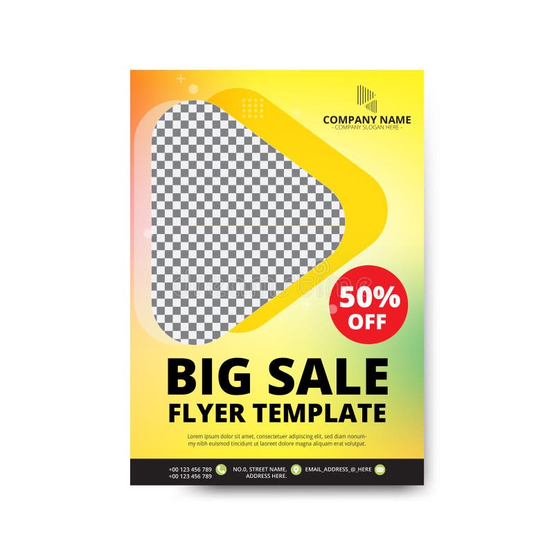 Exciting Sale Promotion. Business Flyer Design Vector Stock Vector ...