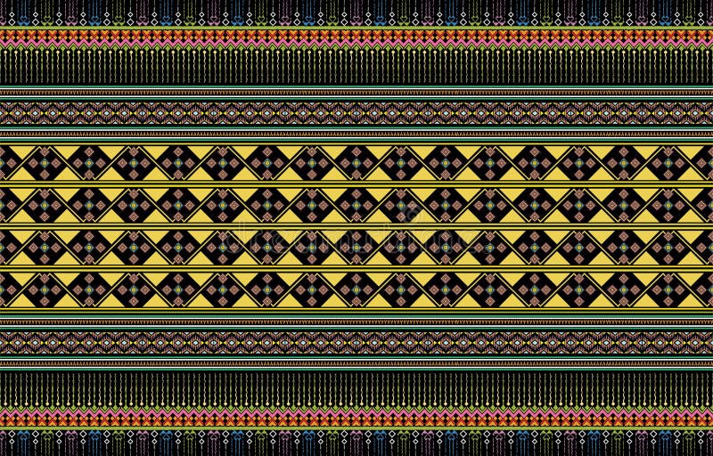 Peruvian American Indian Pattern Tribal Ethnic Motifs Geometric Vector ...