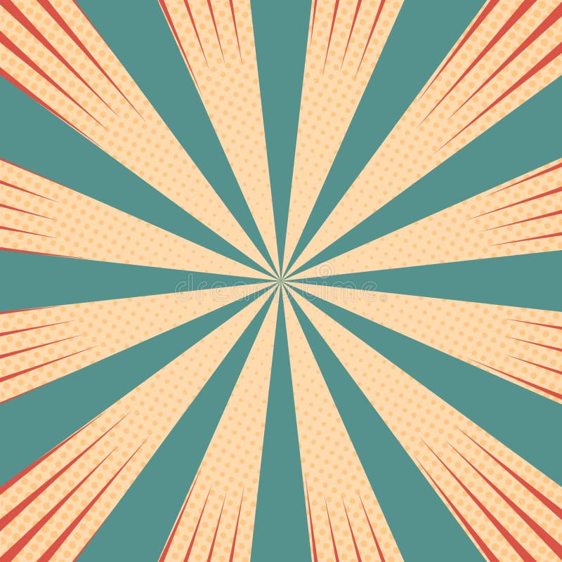 Modern Retro Vintage Background Manga Vector Image Stock Vector ...